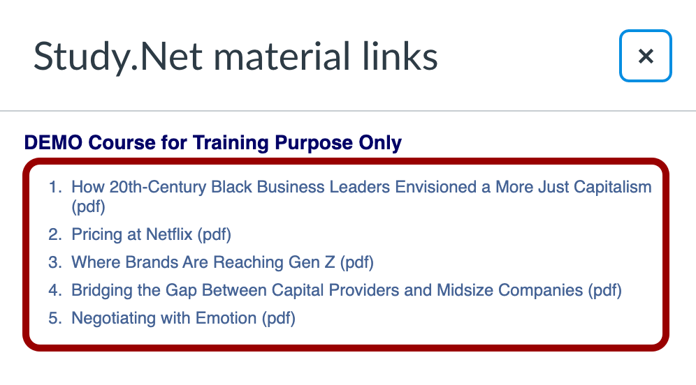 How to Add Study.Net Materials in Canvas - MIT Sloan Teaching ...