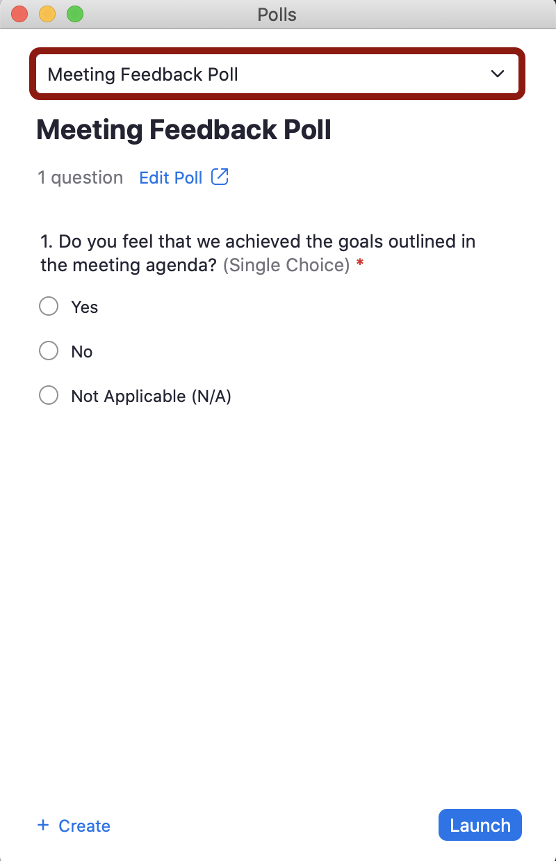 How to Create and Launch a Poll using Zoom - MIT Sloan Teaching ...