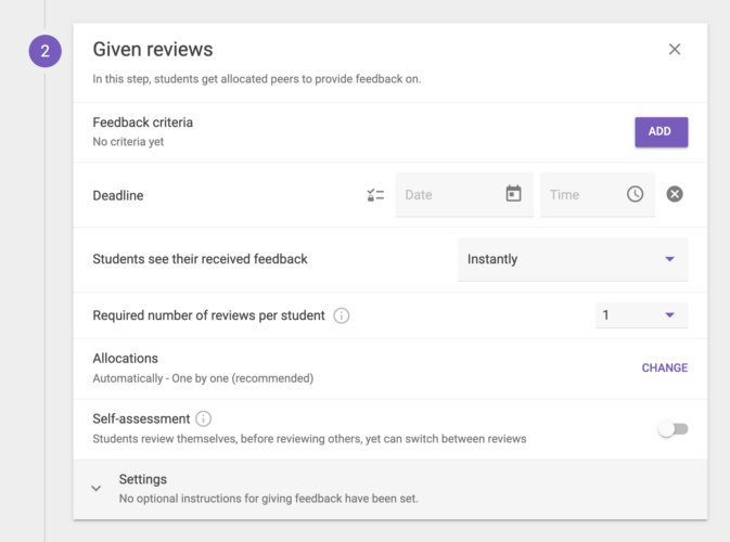 How to Create a Peer Review Assignment Using FeedbackFruits in Canvas - MIT Sloan Teaching ...