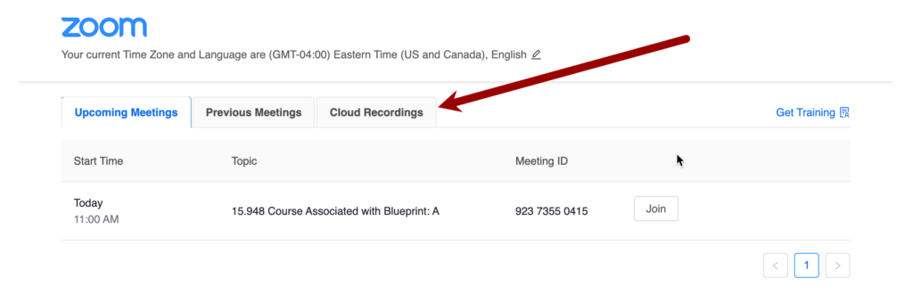 Access Zoom recordings of a Canvas course - Learning and Teaching ...