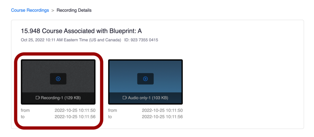 Access Zoom recordings of a Canvas course - Learning and Teaching ...