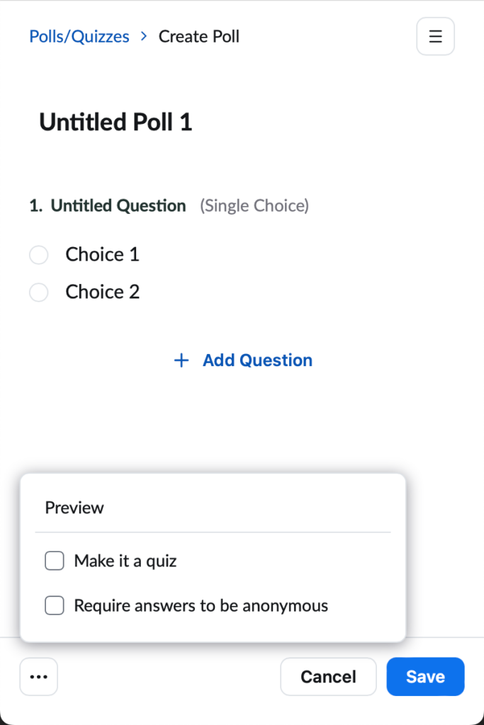 How to Create and Launch a Poll using Zoom - MIT Sloan Teaching ...