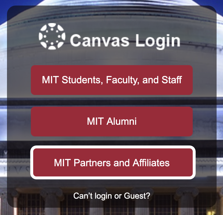 How to Login to Canvas - MIT Sloan Teaching & Learning Technologies